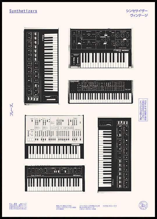 Synthetisers Plakat | Posterbox